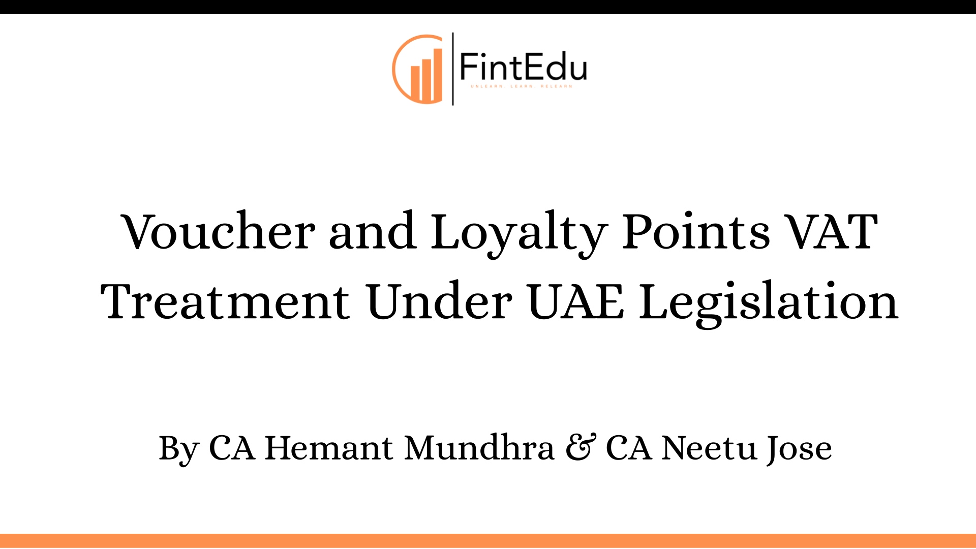 Fintedu: FintEdu Admin: Voucher and Loyalty Points VAT Treatment Under UAE Legislation
